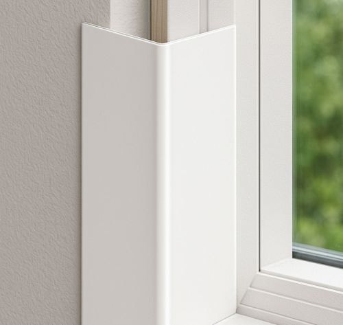 Rigid Angle Trim White Rigid Angle - Length 5m x Width 40mm