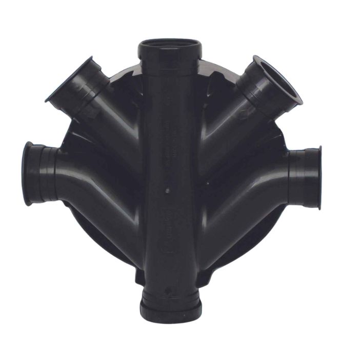 470mm Black Underground Drainage Inspection Chamber Base